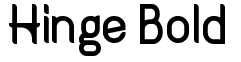 Hinge Bold: Free Font Download | MaisFontes