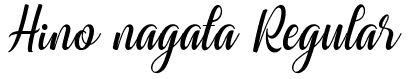 Hino nagata Regular: Free Font Download | MaisFontes