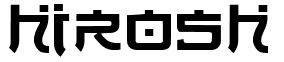 Hirosh: Free Font Download | MaisFontes
