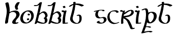 Hobbit script: Free Font Download | MaisFontes