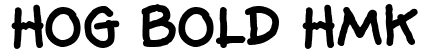Hog Bold HMK Font: Free Download | MaisFontes