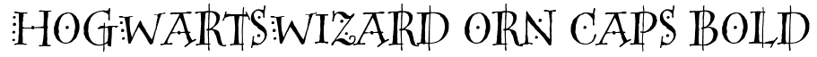 HOGWARTSWIZARD ORN CAPS BOLD: Free Font Download | MaisFontes