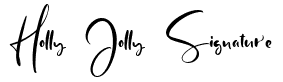 Holly Jolly Signature: Free Font Download | MaisFontes