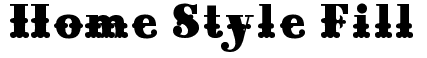 Home Style Fill: Free Font Download | MaisFontes