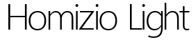 Homizio Light: Baixar Fonte Grátis | MaisFontes