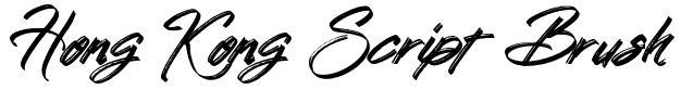 Hong Kong Script Brush: Free Font Download | MaisFontes
