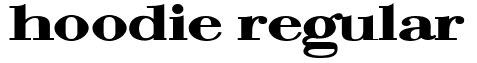 Hoodie Regular Font: Free Download | MaisFontes