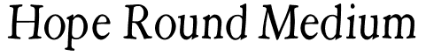 Hope Round Medium: Baixar Fonte Grátis | MaisFontes