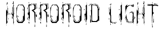 Horroroid Light: Baixar Fonte Grátis | MaisFontes