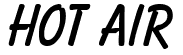 Hot Air Font: Free Download | MaisFontes