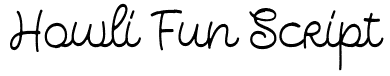Howli Fun Script: Free Font Download | MaisFontes