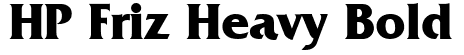 HP Friz Heavy Bold: Descargar Fuente Gratis | MaisFontes