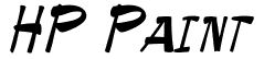 HP Paint: Free Font Download | MaisFontes