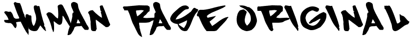 Human Rase Original: Free Font Download | MaisFontes