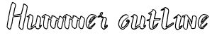 Hummer outline: Free Font Download | MaisFontes