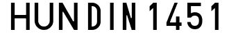 HUN din 1451 Font: Free Download | MaisFontes