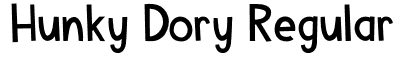 Hunky Dory Regular: Free Font Download | MaisFontes