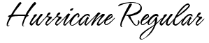Hurricane Regular Font: Free Download | MaisFontes