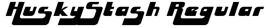HuskyStash Regular Font: Free Download | MaisFontes