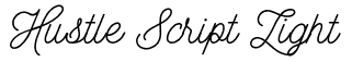 Hustle Script Light: Baixar Fonte Grátis | MaisFontes
