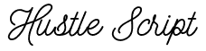 Hustle Script: Download Free Font | MaisFontes