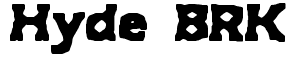 Hyde BRK: Free Font Download | MaisFontes