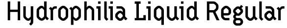 Hydrophilia Liquid Regular Font: Free Download | MaisFontes