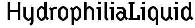 HydrophiliaLiquid Font: Free Download | MaisFontes
