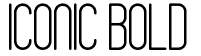 Iconic Bold: Free Font Download | MaisFontes