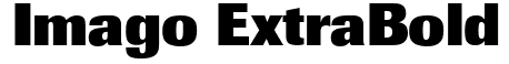 Imago ExtraBold: Free Font Download | MaisFontes