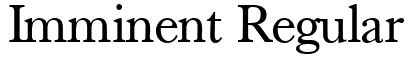 Imminent Regular Font: Free Download | MaisFontes