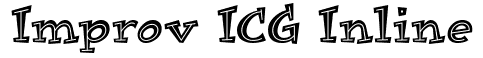 Improv ICG Inline: Free Font Download | MaisFontes