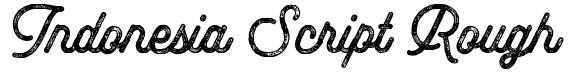 Indonesia Script Rough: Free Font Download | MaisFontes