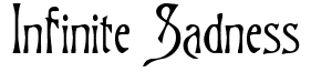 Infinite Sadness: Free Font Download | MaisFontes