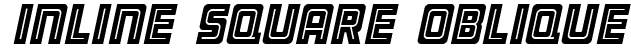 Inline Square Oblique: Download Free Font | MaisFontes