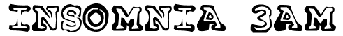 INSOMNIA 3AM: Free Font Download | MaisFontes