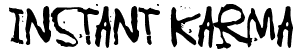 Instant Karma Font: Free Download | MaisFontes