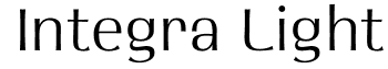 Integra Light Font: Free Download | MaisFontes