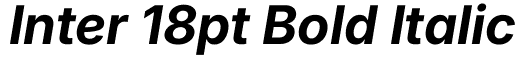 Inter 18pt Bold: Free Font Download | MaisFontes