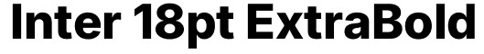 Inter 18pt Bold: Download Free Font | MaisFontes