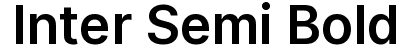 Inter Semi Bold font download | MaisFontes.com