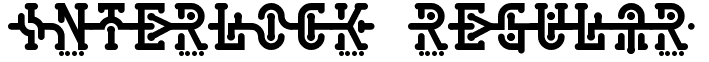 INTERLOCK REGULAR: Free Font Download | MaisFontes
