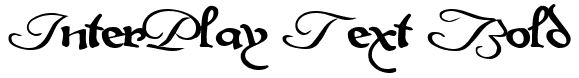 InterPlay Text Bold: Free Font Download | MaisFontes