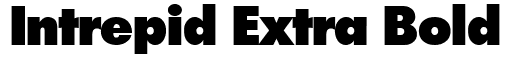 Intrepid Extra Bold: Free Font Download | MaisFontes