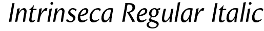 Intrinseca Regular Italic: Free Font Download | MaisFontes