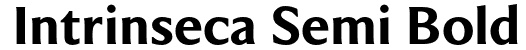Intrinseca Semi Bold: Free Font Download | MaisFontes