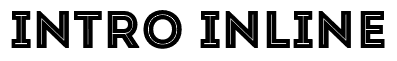 Intro Black Caps: Free Font Download | MaisFontes
