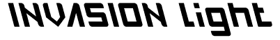 INVASION light: Free Font Download | MaisFontes