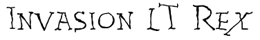 Invasion LT Rex: Free Font Download | MaisFontes
