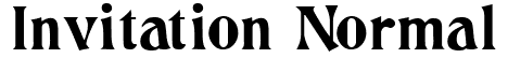 Invitation Normal: Descargar Fuente Gratis | MaisFontes